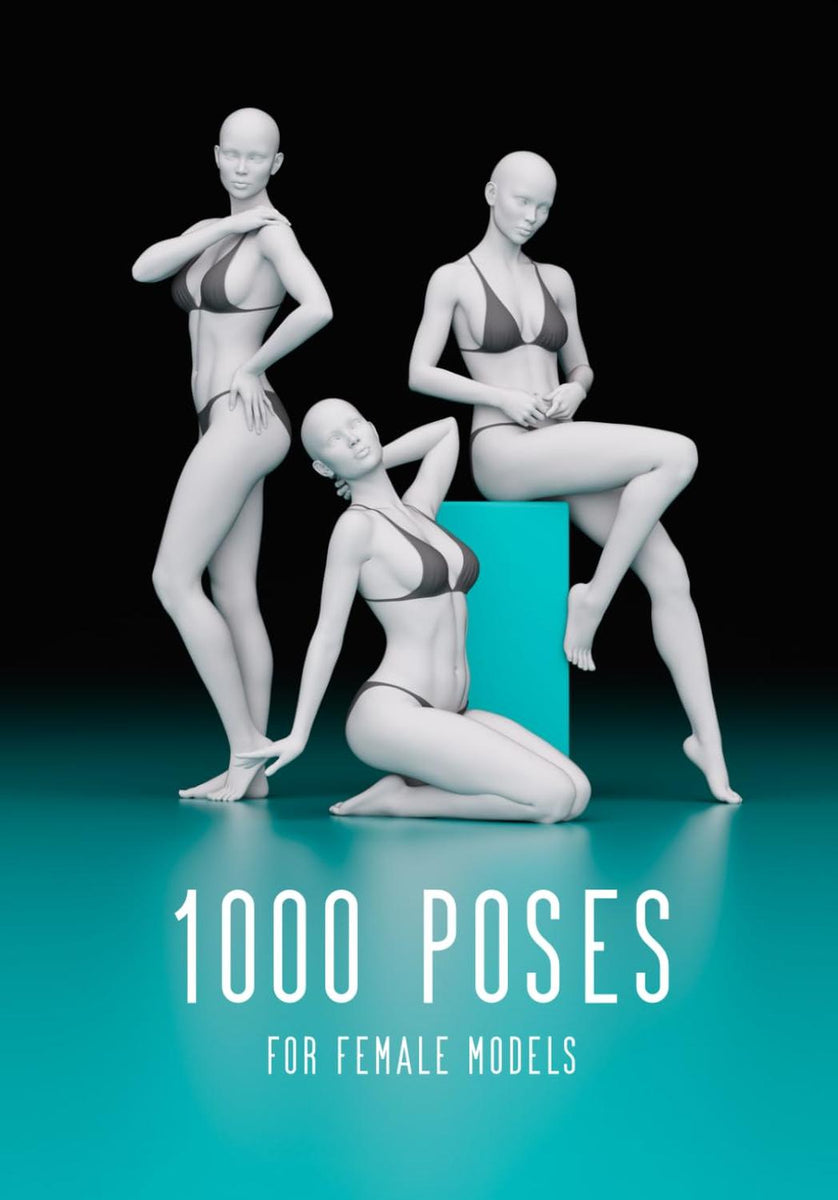 1000 Poses For Female Models – Cadabra & Books