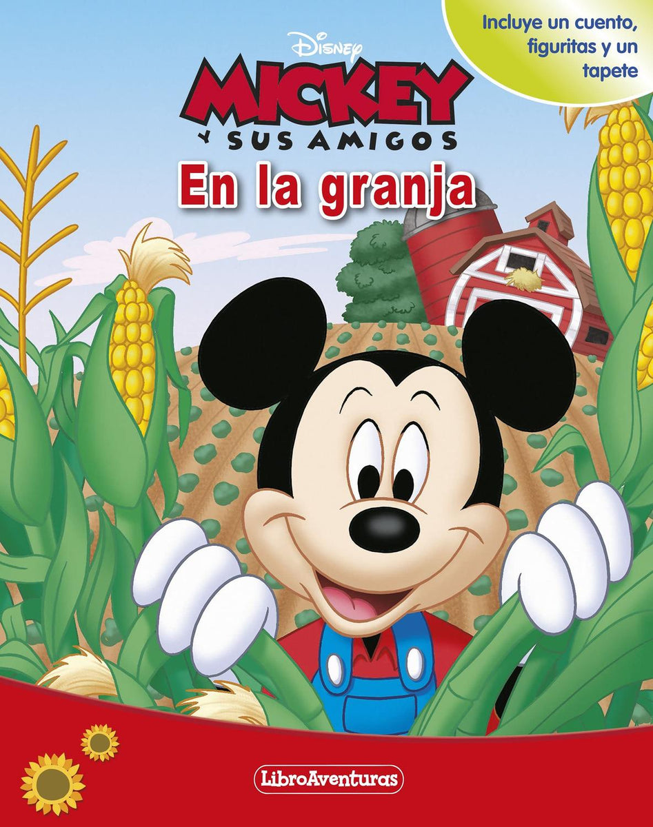 Mickey Y Sus Amigos. En La Granja. Libroaventuras: Incluye Un Cuento, Figuritas Y Un Tapete ...