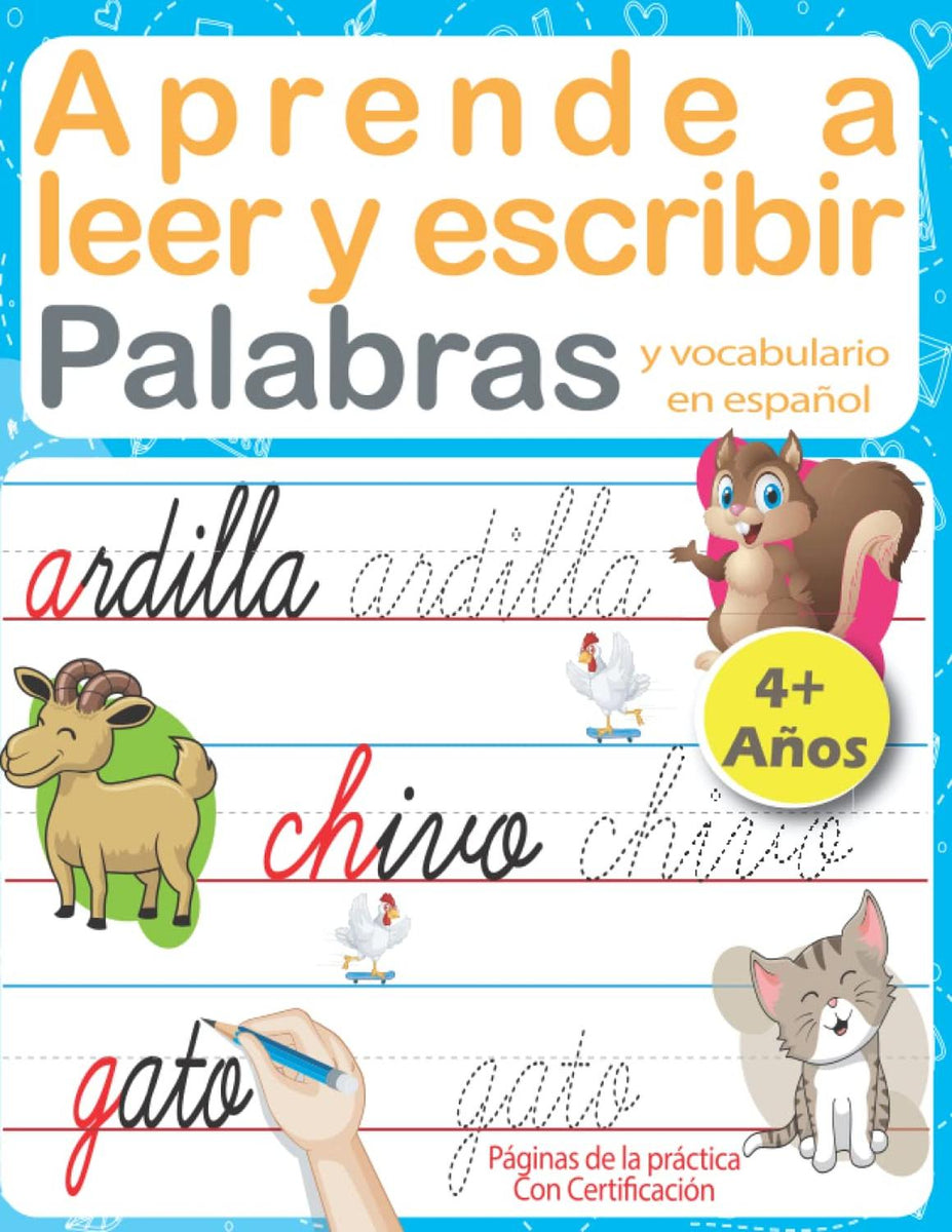 Aprende A Leer Y Escribir Palabras Y Vocabulario En Español – Cadabra ...