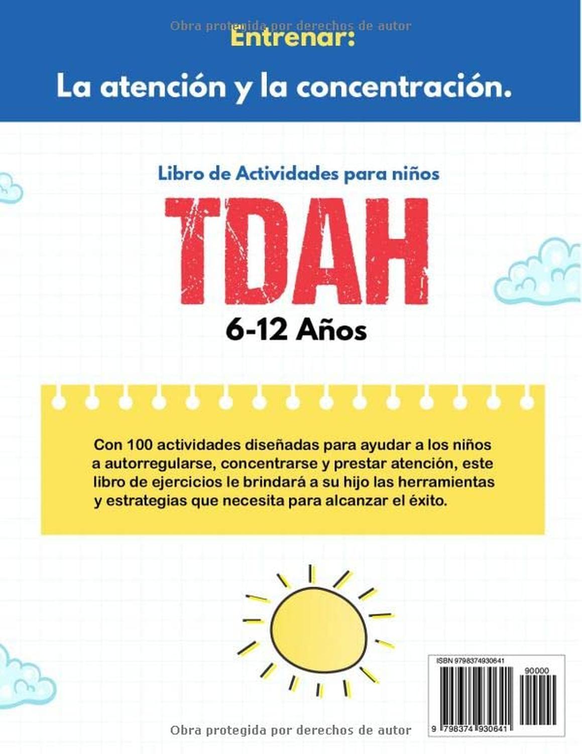 Libro De Actividades Para Niños Con Tdah – Cadabra & Books