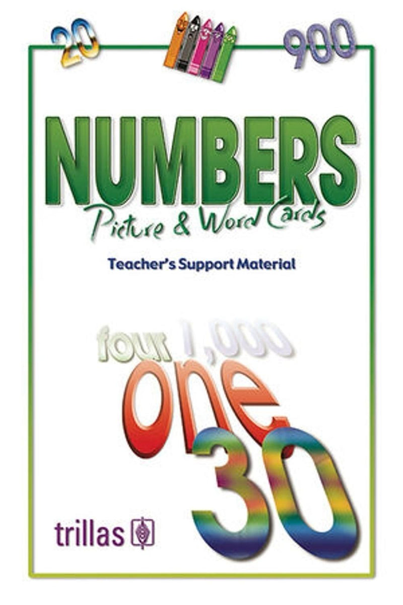 Numbers Picture & Word Cards. Number Symbols Counting Items – Cadabra ...