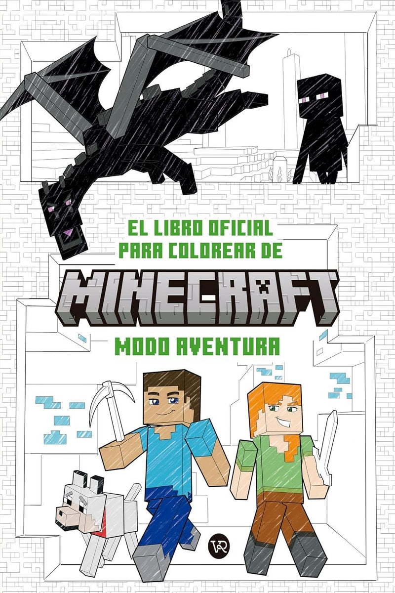 Minecraft. El Libro Oficial Para Colorear Modo Aventura – Cadabra & Books