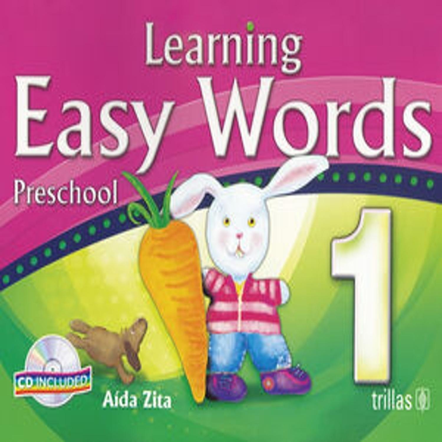 Learning Easy Words Preschool 1. Cd Included – Cadabra & Books