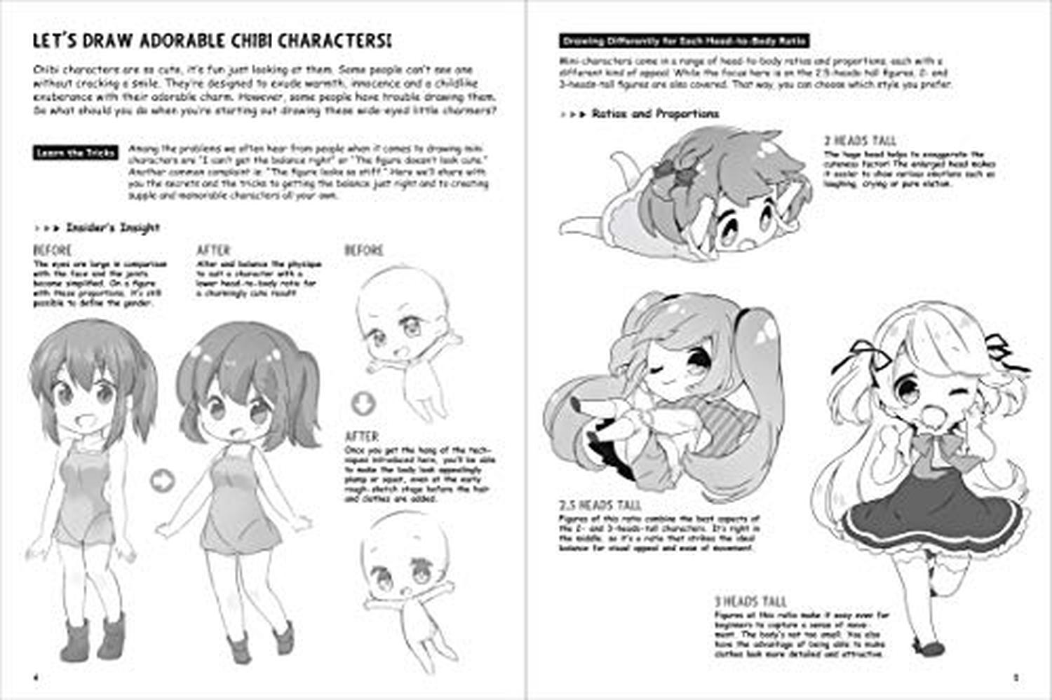 Beginner's Guide to Drawing Manga Chibi Girls: Create Your Own Adorable ...