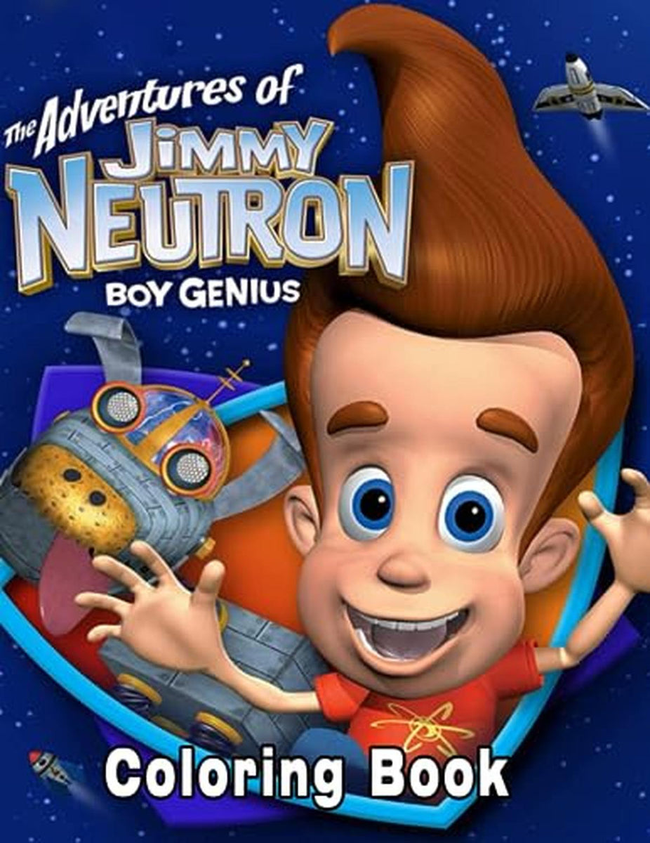 Jimmy Neutron Boy Genius Coloring Book – Cadabra & Books