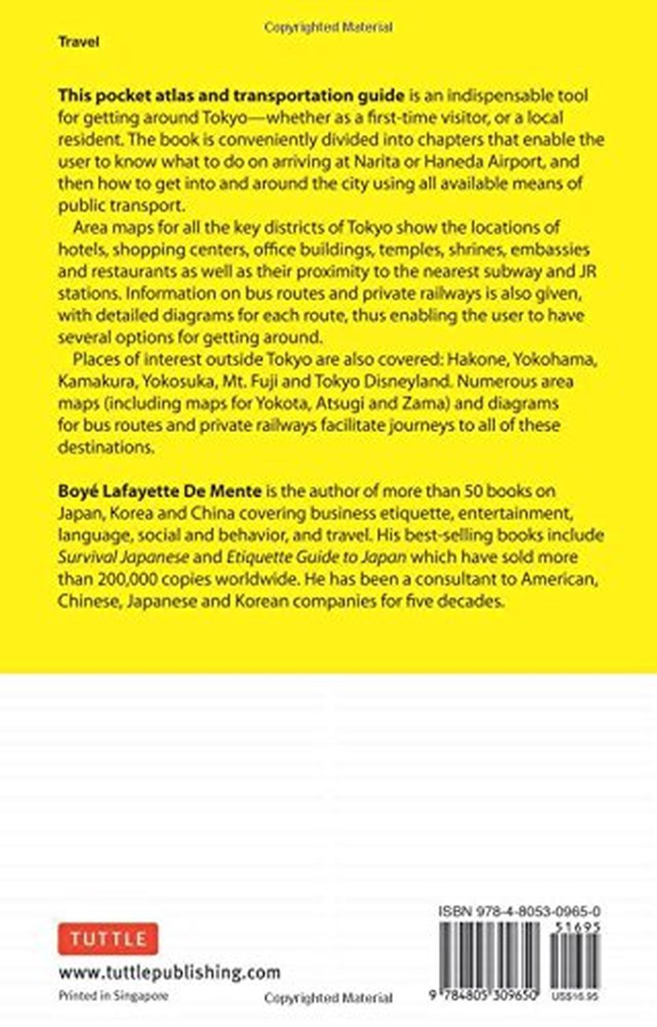 Getting Around Tokyo Pocket Atlas and Transportation Guide: Includes ...