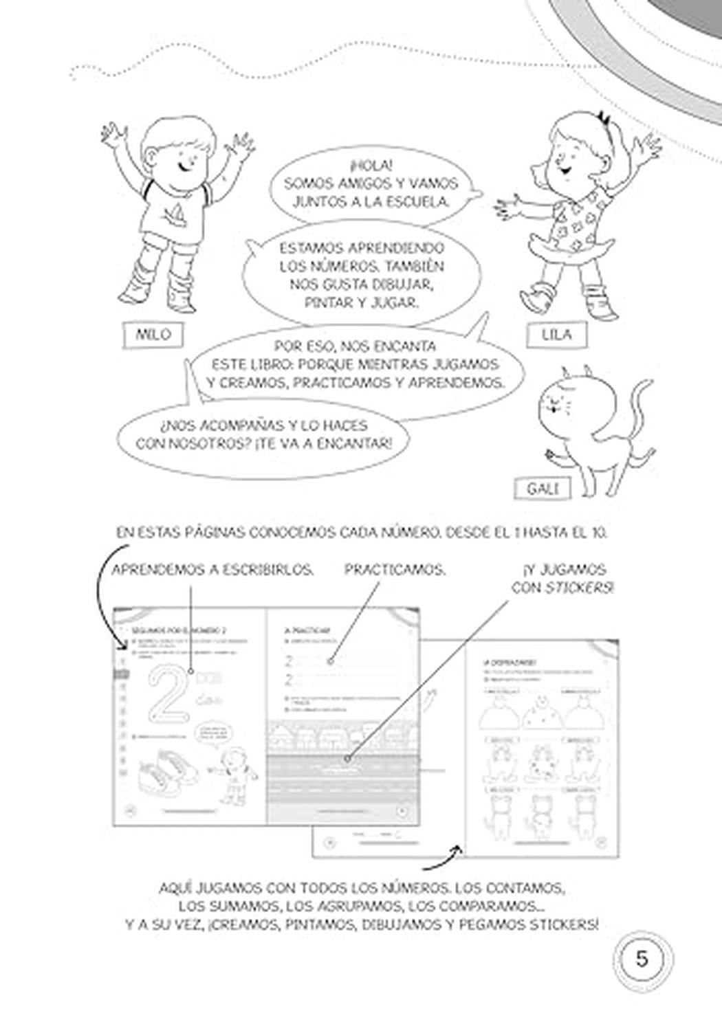 Practi números 1 - Los números del 1 al 10 – Cadabra & Books