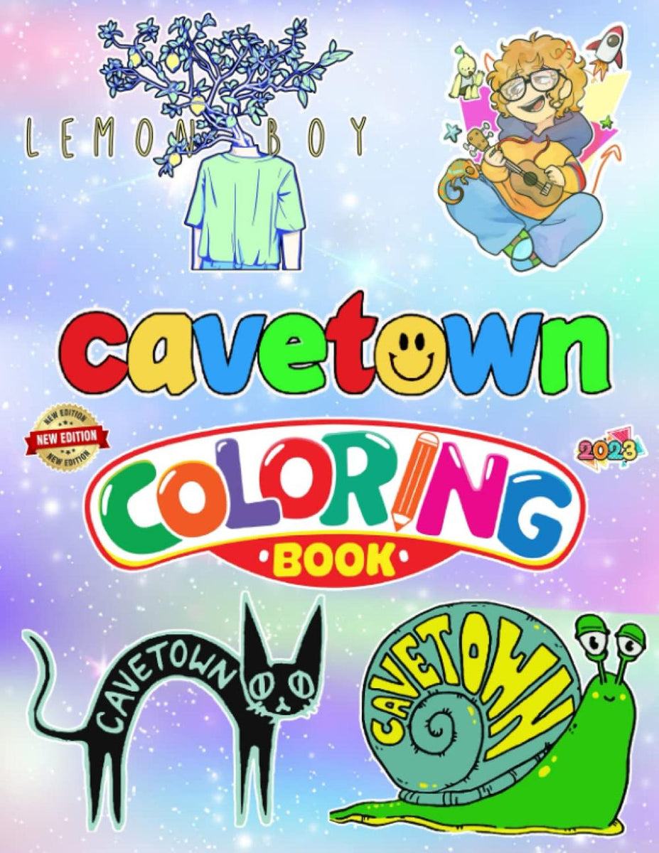 Cavetown Lemon Boy Coloring Book Cute Character – Cadabra & Books