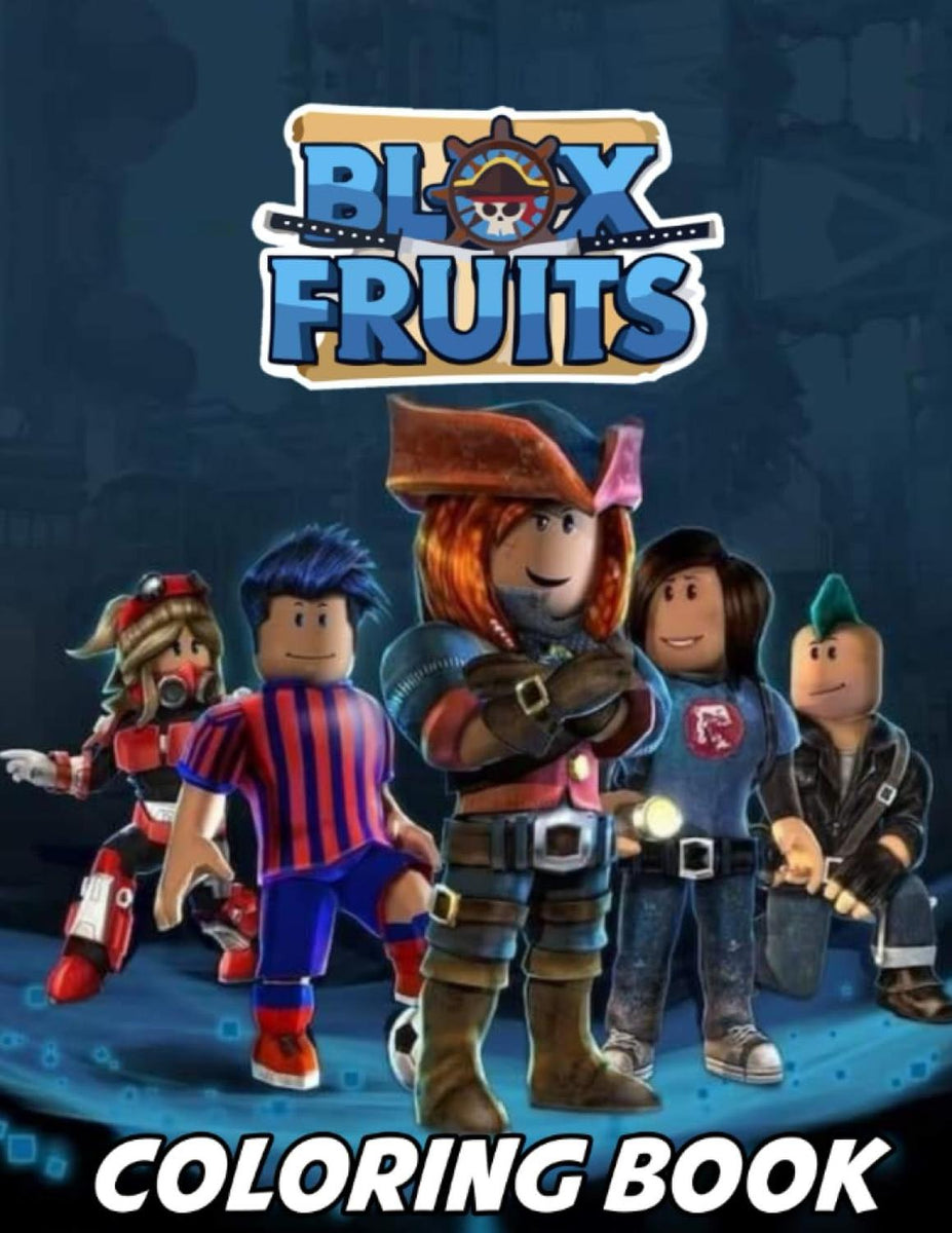 Blox Fruits Coloring Book – Cadabra & Books